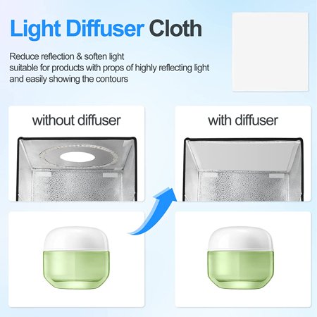 Emart Light Box Photography, 12"x12" Portable Photo Studio Box ...