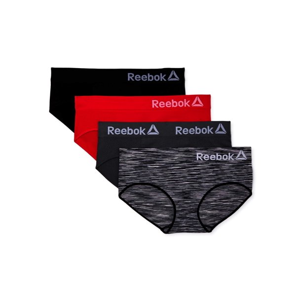 Reebok Reebok Womens Seamless Hipster Panties 4 Pack