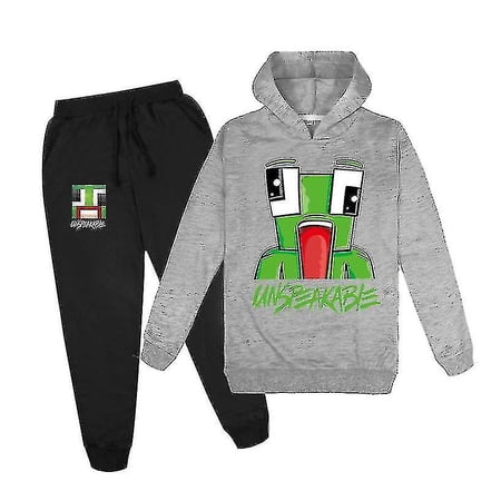 Unspeakable Middle-aged Boys And Girls Hoodie Sweater + Trousers Set V ...