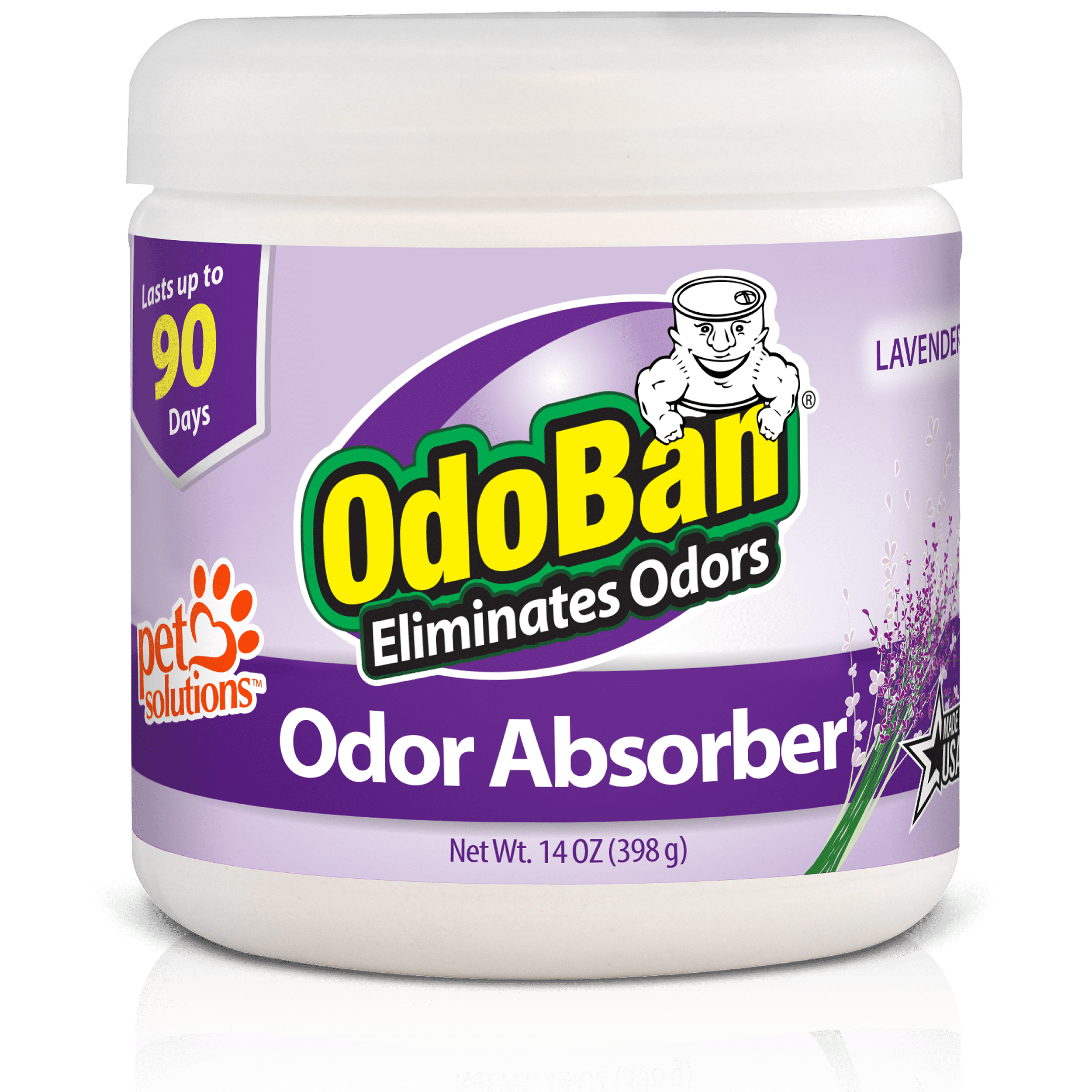 OdoBan Solid Odor Absorber Lavender, 14 Oz - Walmart.com