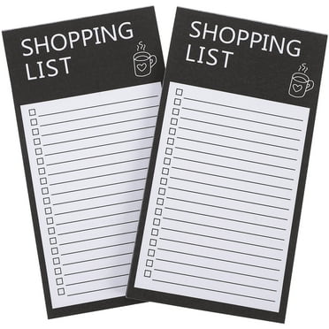 HJQEQVD Magnetic Notepads Notepads For Grocery List Shopping List To-Do ...