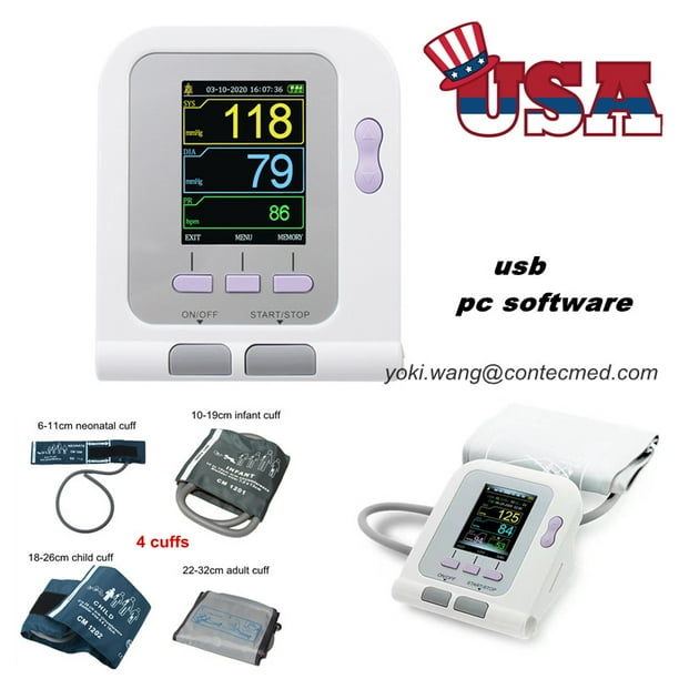 Automatic Digital Blood Pressure Monitor Upper Arm Adult Infant ...