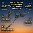 Bluetooth Headset with Microphone, Open Ear Headphones with Mic ...
