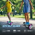 Kids' Bluetooth Hoverboard Scooter, LED Flashing Wheels, Built-in ...