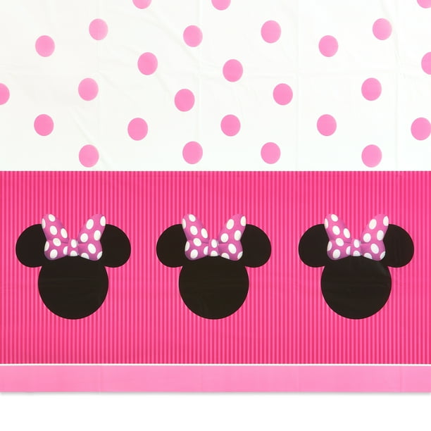 Minnie Mouse Plastic Table Cover, 54" x 96" - Walmart.com