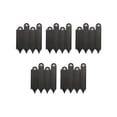 5 Pack Garden Picket Fence, Lawn Edging & Flower Bed Border, Defines ...