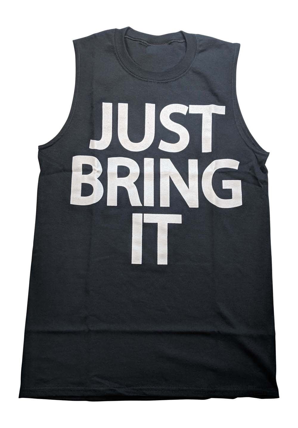 The Rock Just Bring It Brahma Bull Sleeveless Black Muscle T-shirt M ...