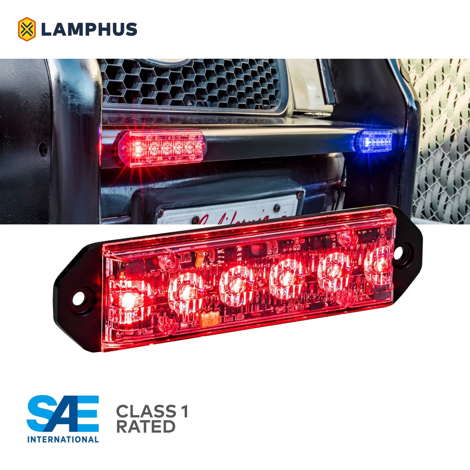 LAMPHUS PlanarFlash PFLH06 Ultra Flat LED light head [SAE Class 1] [72 ...