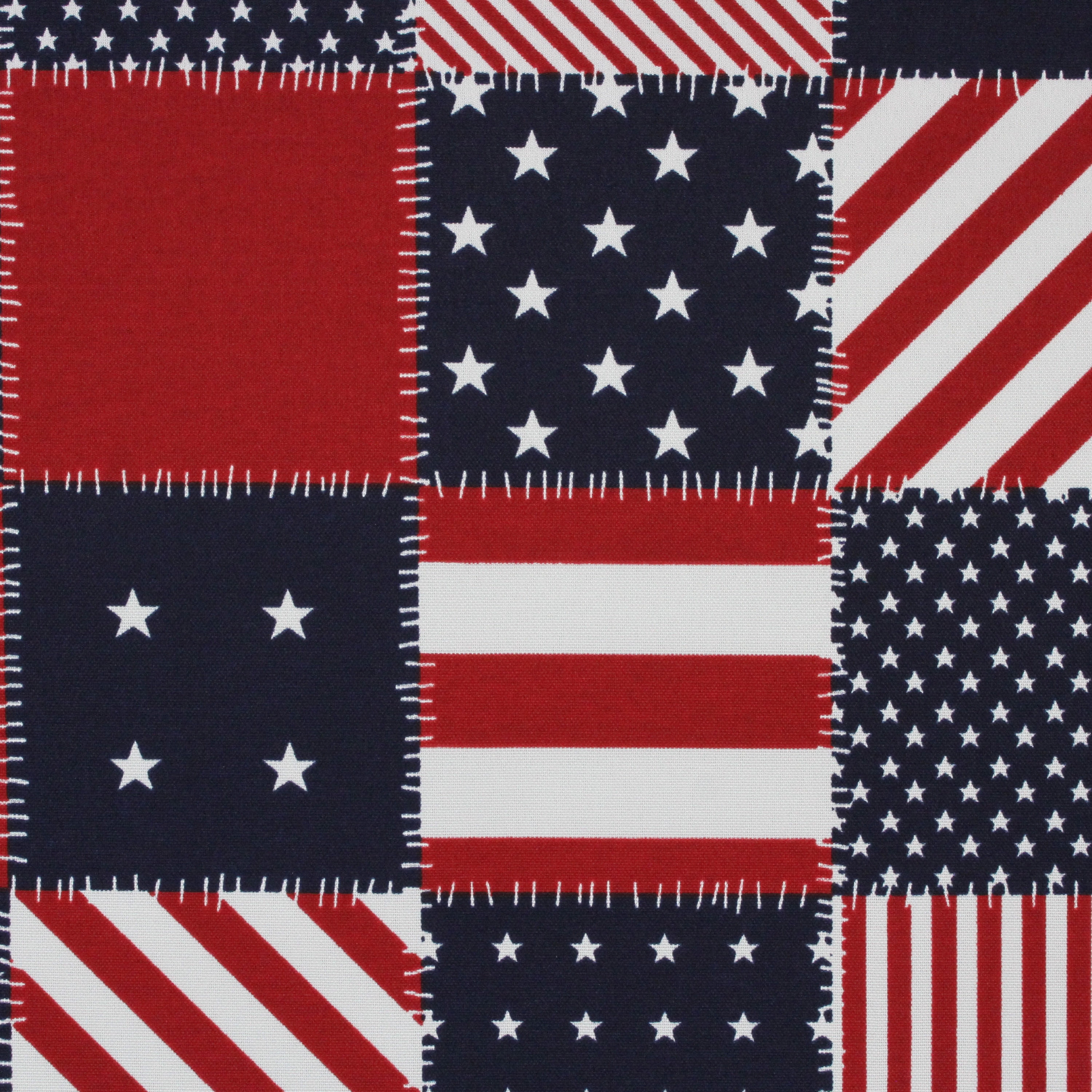 Berkshire Home 100% Polyester 54" Indoor/Outdoor Star Patch Patriot ...