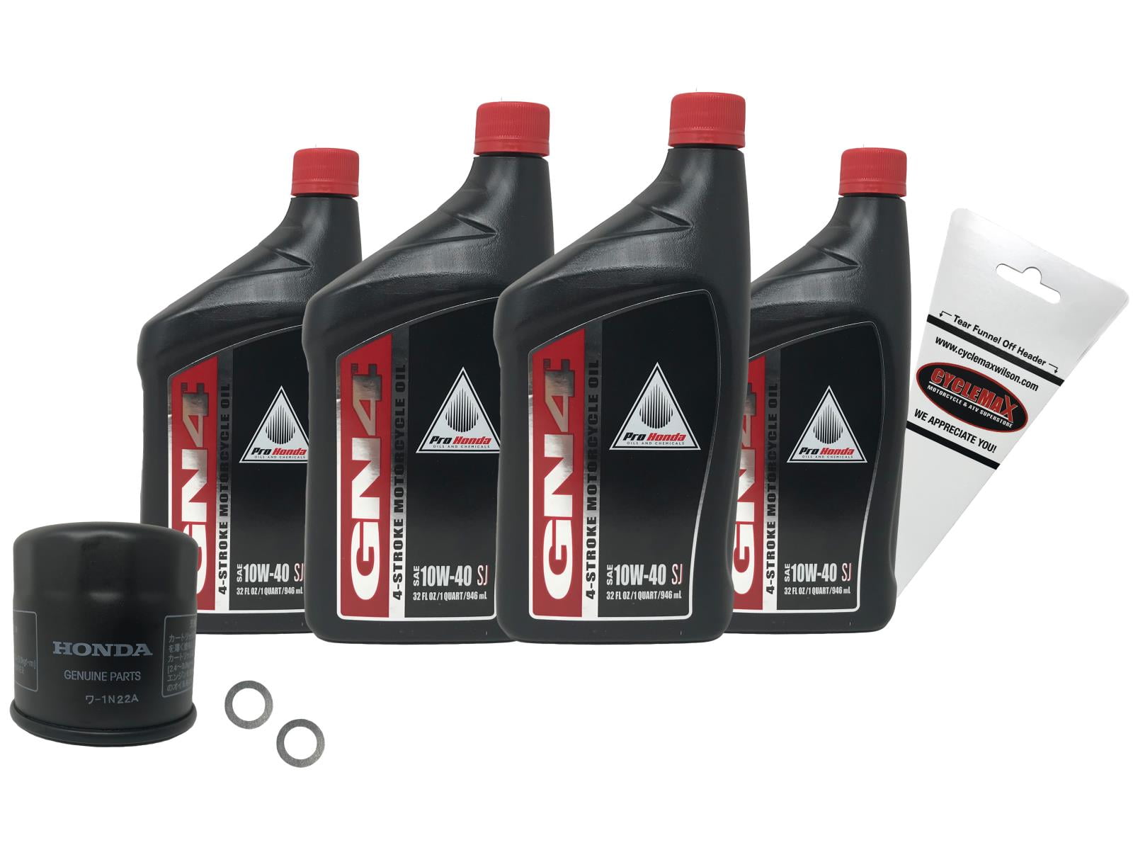 Cyclemax Oil Change Kit for 2003-2009 VTX 1300 with 10W-40 - Walmart.com