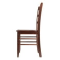 Winsome Wood Benjamin Ladder-Back Chairs, 2-PC Set, Walnut Finish ...