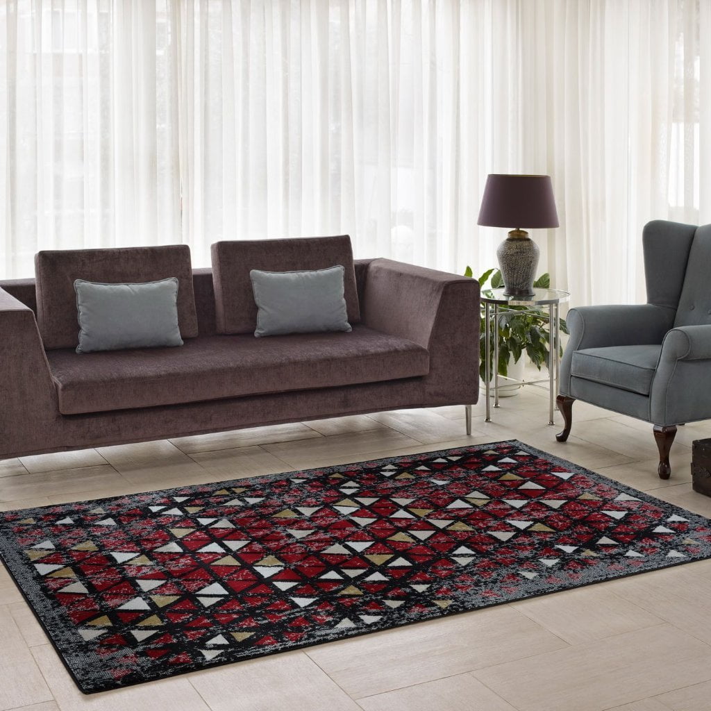 Click here for Ladole Rugs Diamond Geometric Soft Area Rug Carpet... prices
