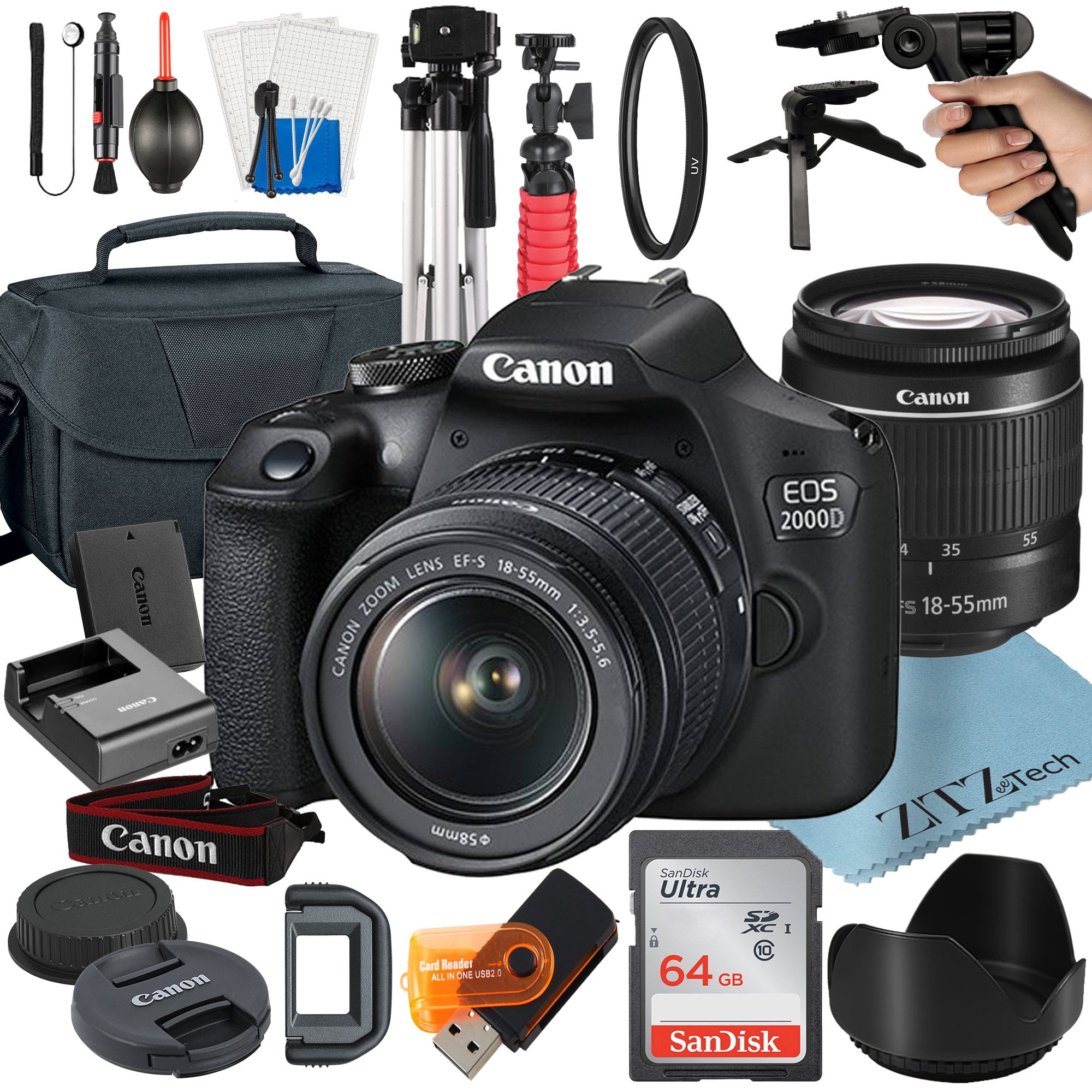 Click here for Canon Eos 2000d / Rebel T7 Dslr Camera Bundle With... prices