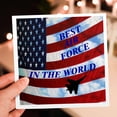 3drose, Image of Usa Flag with Words Best Air Force in World, 12 ...