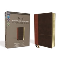 NIV, Thinline Reference Bible, Bonded Leather, Burgundy, Red Letter ...