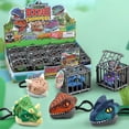 Boys Dinosaur Model Car Keychain Creative Pull Back Car Pendent For Bag ...