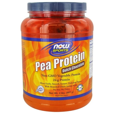 NOW Foods - NOW Sports Pea Protein Powder Creamy Chocolate - 2 lbs ...