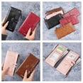 Agiufgs Pu Bifold Wallet 10.1 X 2 X 7.6 in Brown, Multiple Card Slots ...
