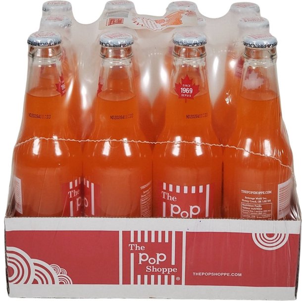 a2zchef Pop Shoppe - Orange Soda - Glass Bottle Case [12x355 ml ...