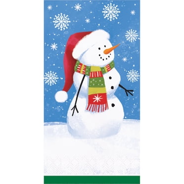 Smiling Snowman Luncheon Napkins, 125pk - Walmart.com