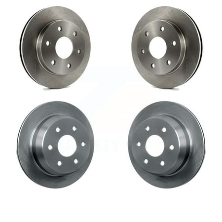 Front Rear Disc Brake Rotors Kit For Chevrolet Silverado 1500 GMC ...