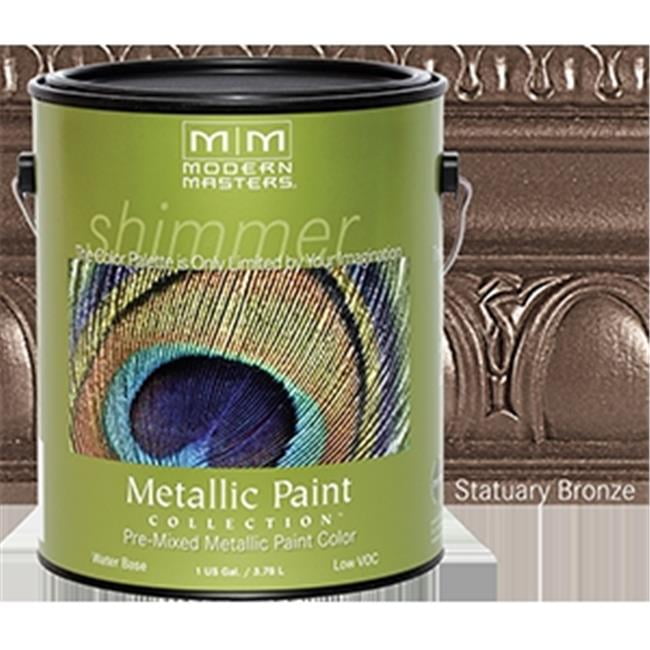 MODERN MASTERS ME190 1 Gallon Statuary Bronze Metallic Paint - Semi ...