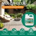 Concentrated Strong Mulch Adhesive, Quick-Drying Non-Toxic Mulch ...