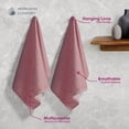 CHISHZL-3 Pack Dual Tone Waffle Weave Kitchen Towels with Hanging Loop ...