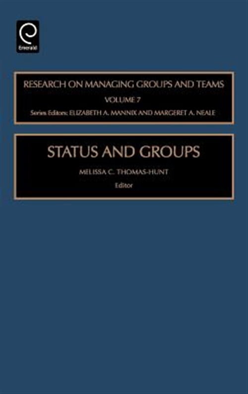 Pre-Owned Research on Managing Groups and Teams Status and Groups, Book 7, (Hardcover) - Walmart.com
