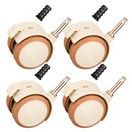 Tech Team Heavy Duty Locking Bed Casters with Wide Metal Attachable ...