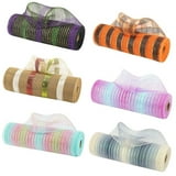 DIY Ribbon Bows Deco Mesh 10 Yards Gold Wire Mesh Ribbons Xmas Gift ...