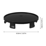 DRAFIDEEP 4Pcs Silver Plastic Hub Cover Caps for Modern Vehicle Hub ...