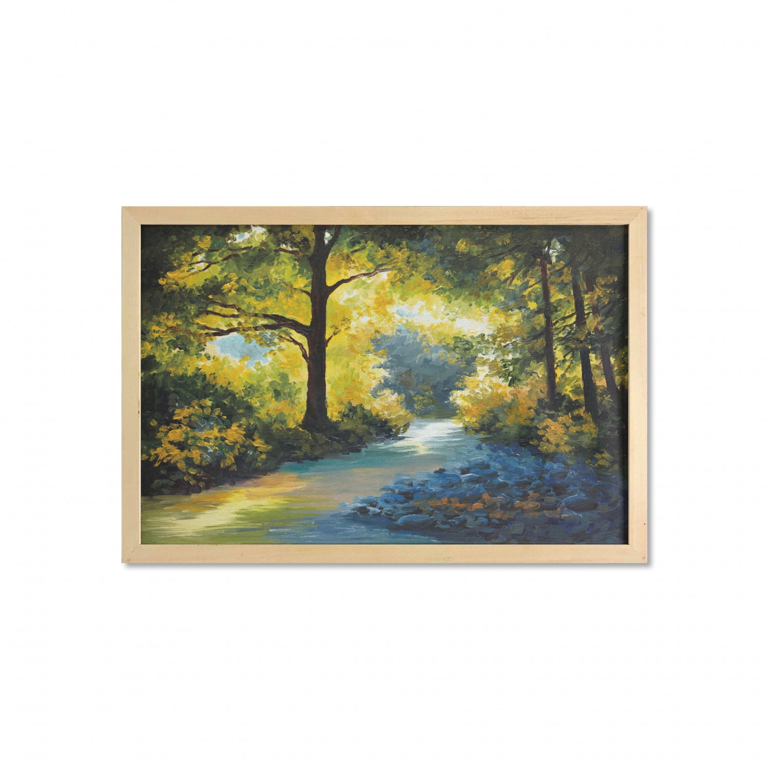 Nature Wall Art with Frame, Mother Nature Theme Oil Painting Style ...