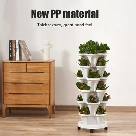 Stackable Planting Pot Creative Plastic Stackable Stackable Planting ...