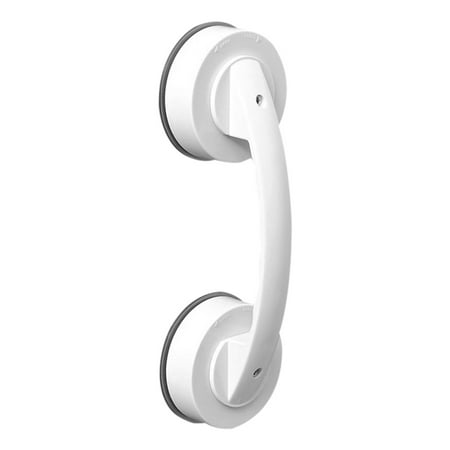 Wall Handrail Plastic Bathroom Shower Door Handle Suction Cup Wall Grab ...