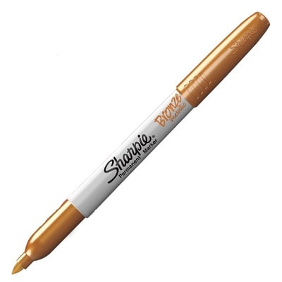 Marker-Permanent, Sharpie Metallic, Fine Bronze,12/pk | Walmart Canada