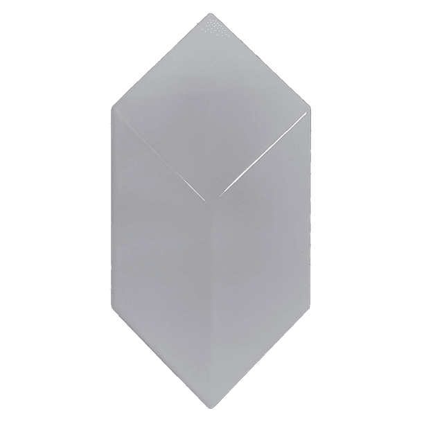 Rhomboid White Base 4in x 8in Ceramic Tile 10.77 Sq Ft per box ...