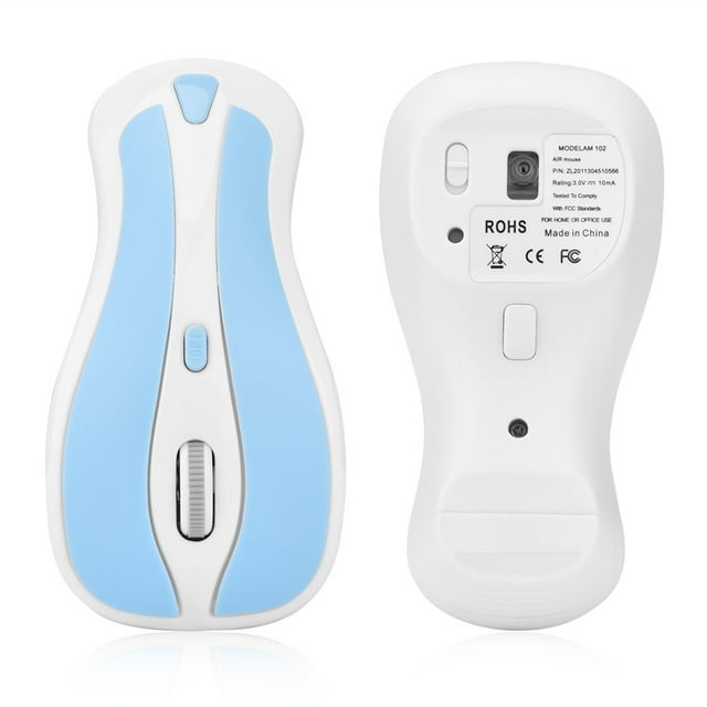 Yidarton New Air Wireless Mouse 2.4g Gyroscope Game Mouse White blue ...