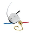 3 Speeded 4 Wire Pull Chain Fan Control Switches Pre Installed Wiring ...