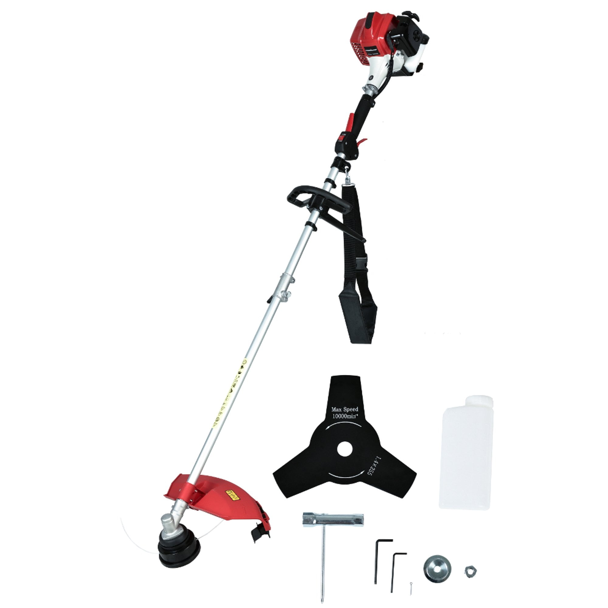 KUIKUI String Trimmer & Edger, 2 Stroke Weed Wacker with Straight Shaft ...