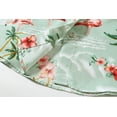 Sslr Hawaiian Shirt For Women Flamingo Short Sleeve Casual Button Down