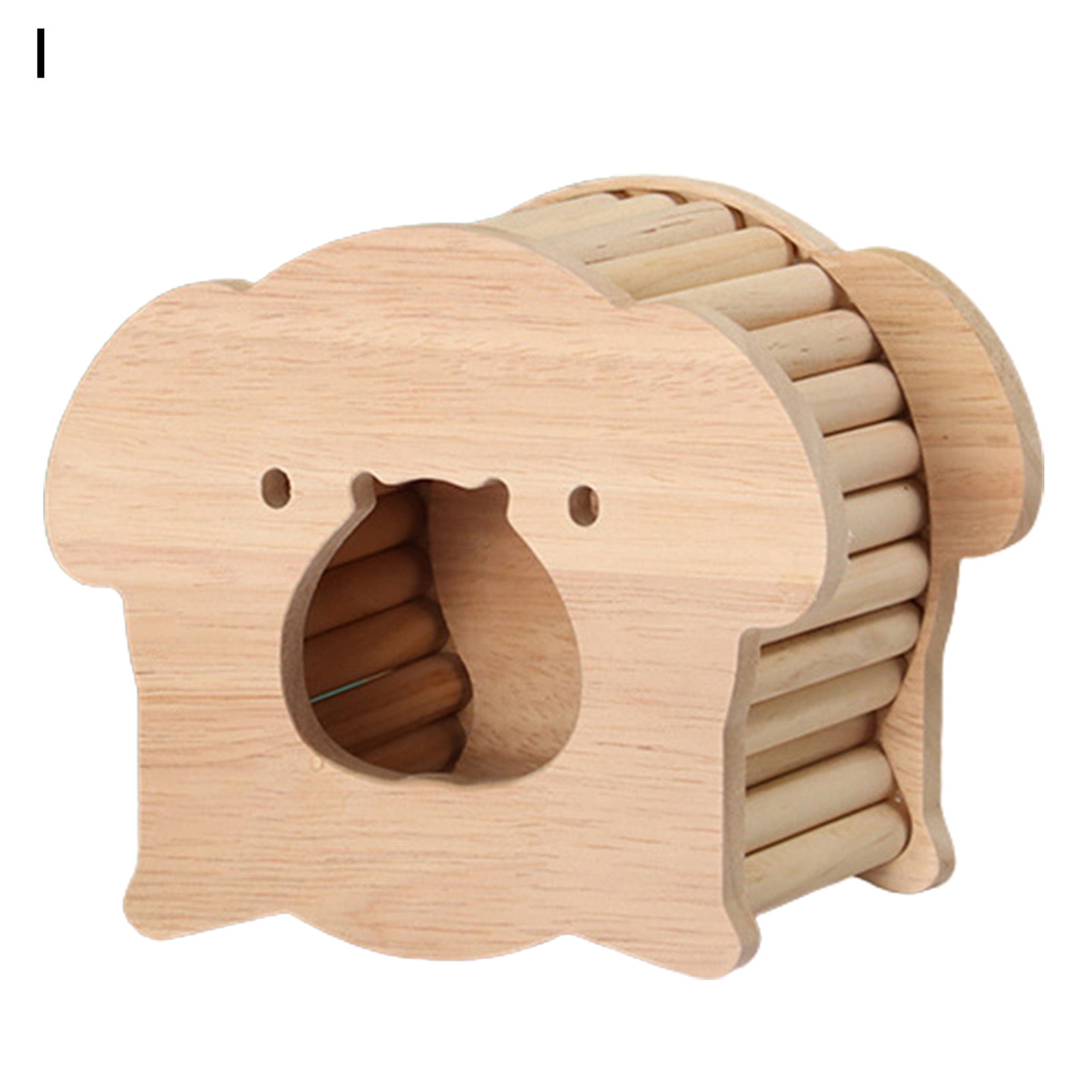 Wooden Hamster Fairy House, Multiple Shaped Hideout Small Animal ...