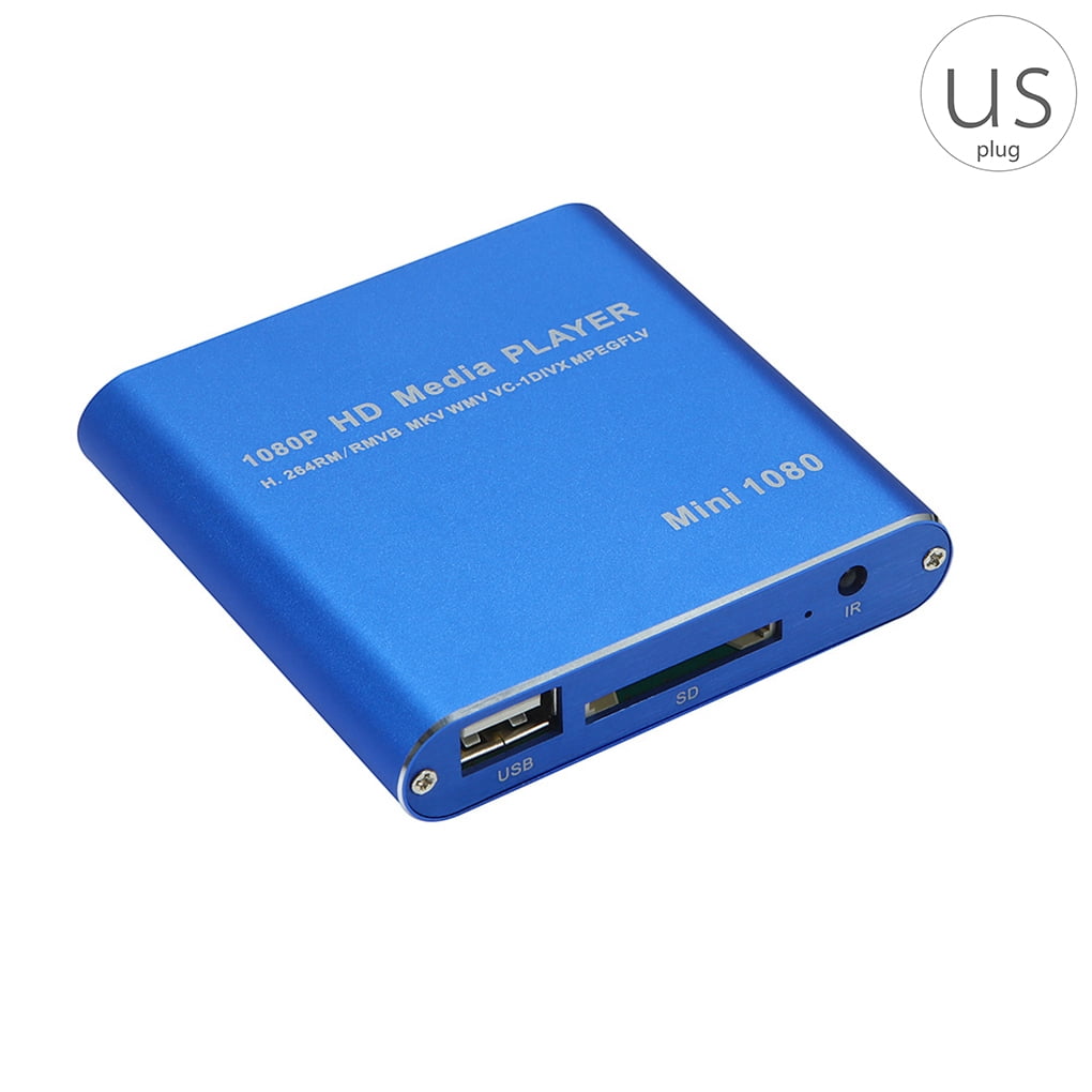 Mini HD Media Player AV USB SD MMC Multimedia Publicidad 1080P MKV ...