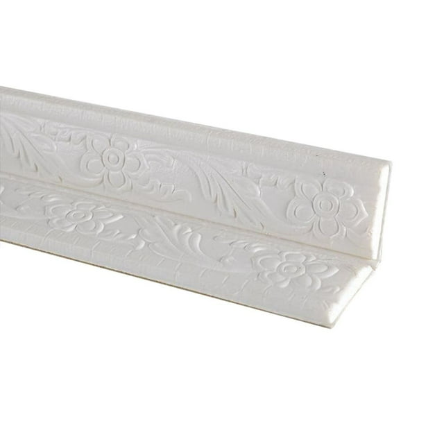 Diy Foam Molding Trim Skirting Border Embossed Waterproof Self Adhesive