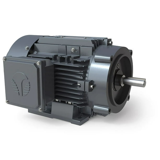 Three Phase , 2 HP, 1740 RPM, 575V, Low Voltage Motor Frame: 56C, TEFC ...