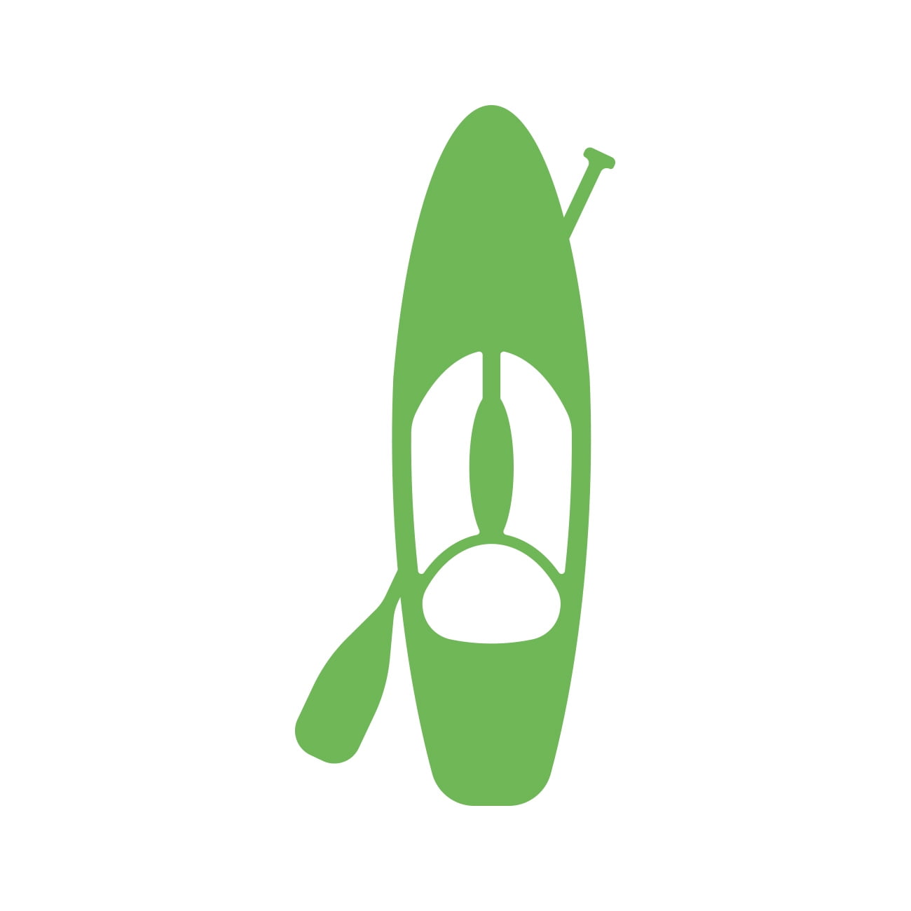 Paddle Board and Paddle Sticker Decal Die Cut - Self Adhesive Vinyl ...