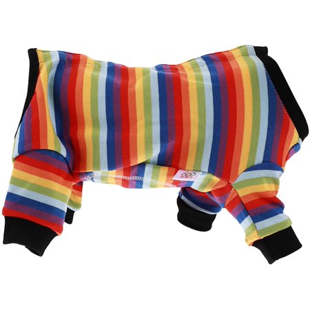 Dog Recovery Suit Rainow Color Anti- Licking Dog Adominal Wounds ...