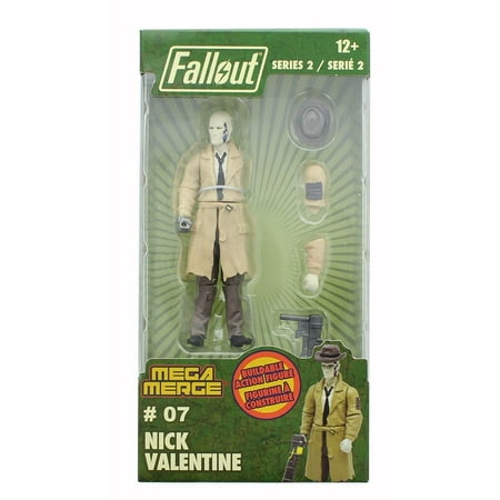 Fallout 4-Inch Mega Merge Action Figure Series 2 - Nick Valentine ...