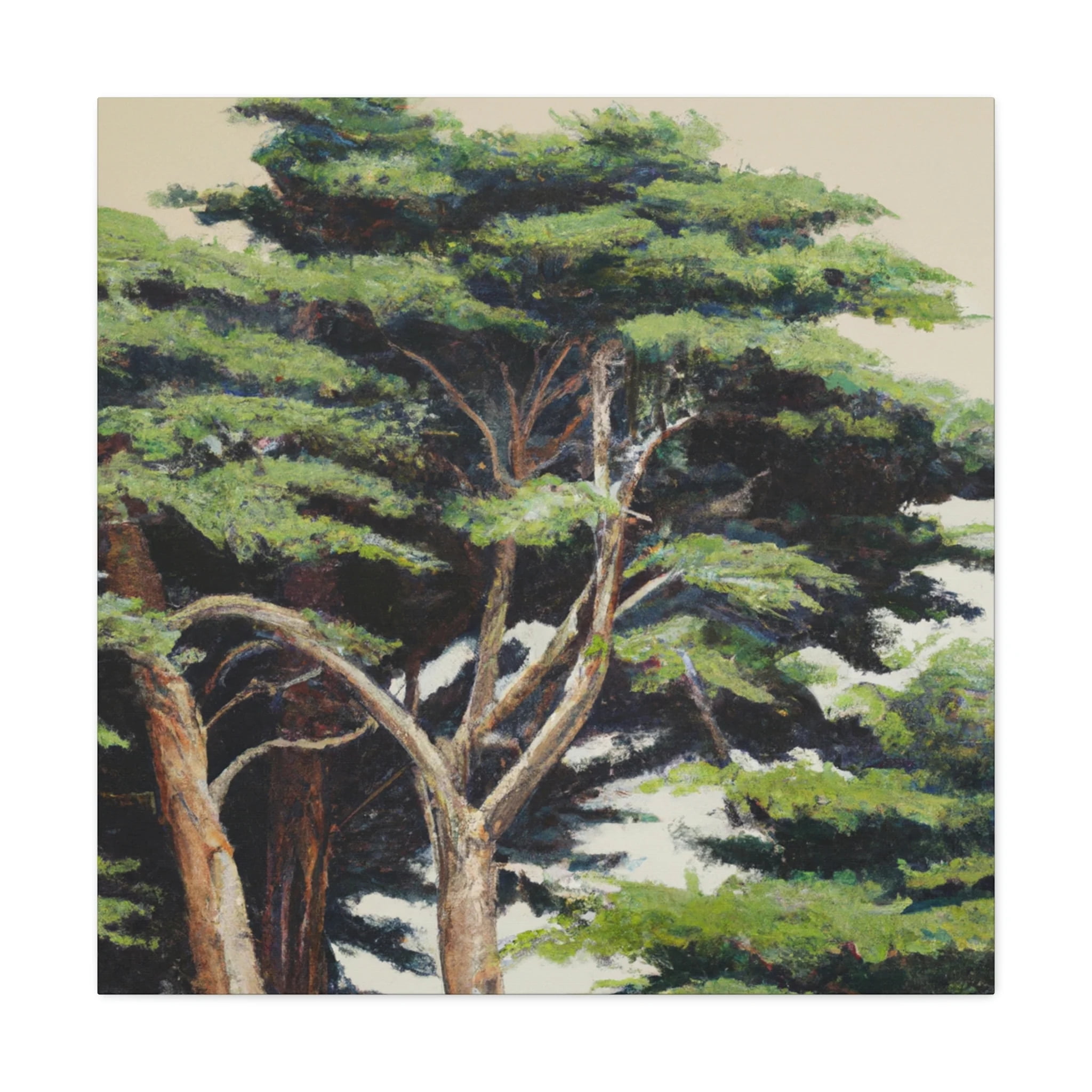 Cedar Tree Realism - Canvas - Walmart.com