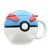 Pokemon Pokeball Ceramic Coffee Mug with Lid - Walmart.com